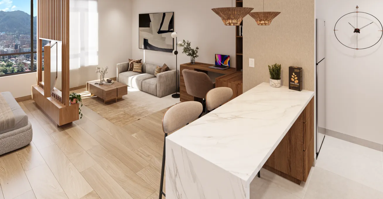 Proyecto de apartamentos en El Lago, Bogotá | OIKOS Lumina 77